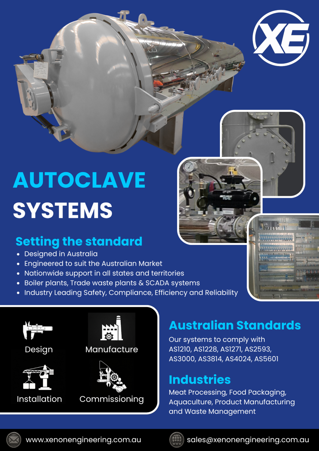 Autoclave Systems Australia | Xenon Engineering